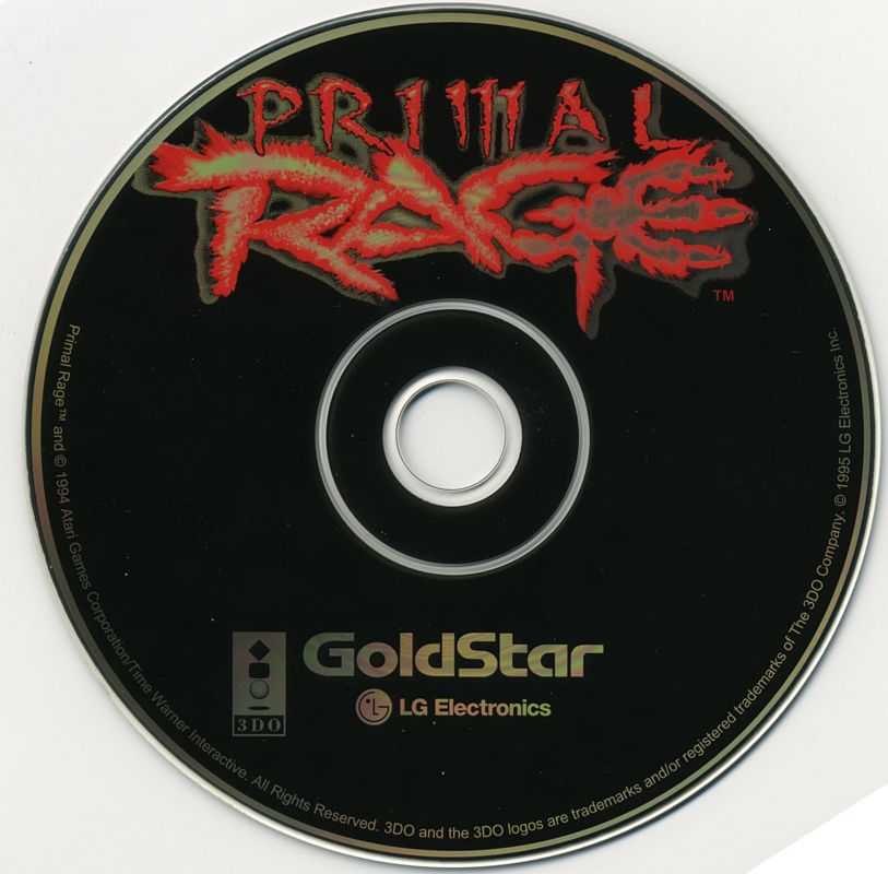 Primal Rage cover or packaging material - MobyGames