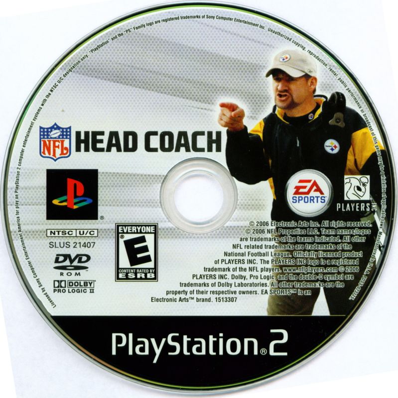 NFL Head Coach cover or packaging material - MobyGames