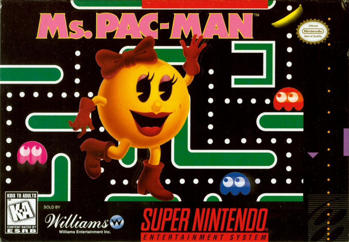 Ms. Pac-Man cover or packaging material - MobyGames