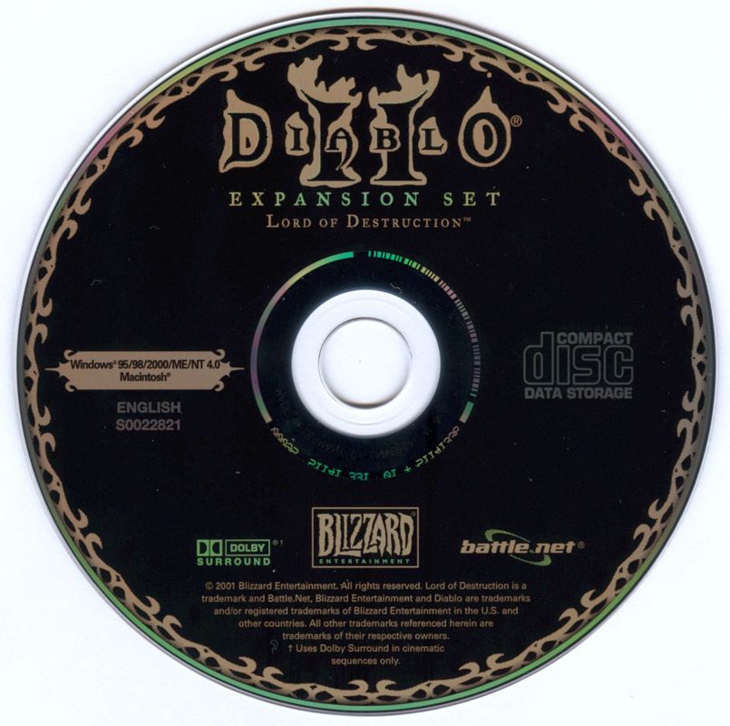 Diablo II: Lord of Destruction cover or packaging material - MobyGames