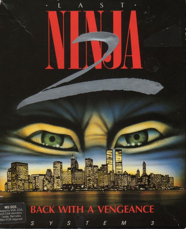 Last Ninja 2: Back with a Vengeance cover or packaging material - MobyGames