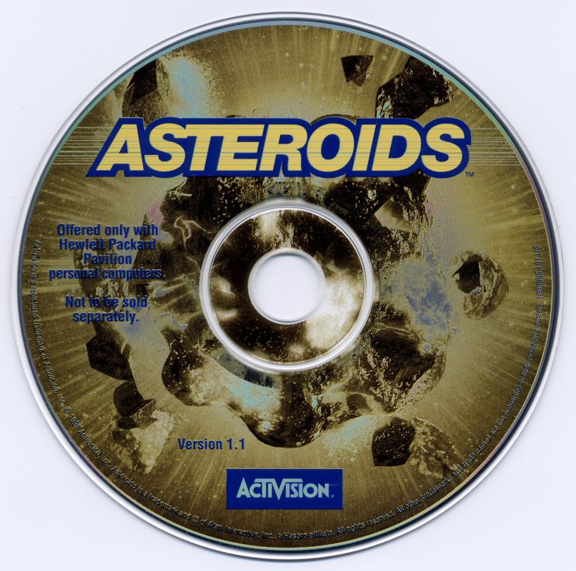 Asteroids cover or packaging material - MobyGames