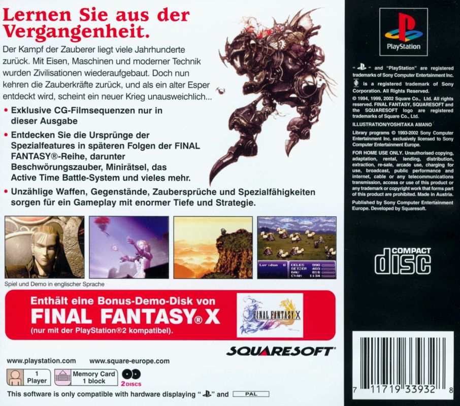 Final Fantasy III cover or packaging material - MobyGames
