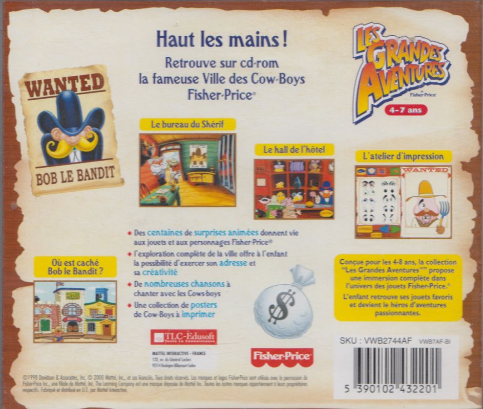 Great Adventures by Fisher-Price: Wild Western Town cover or packaging ...