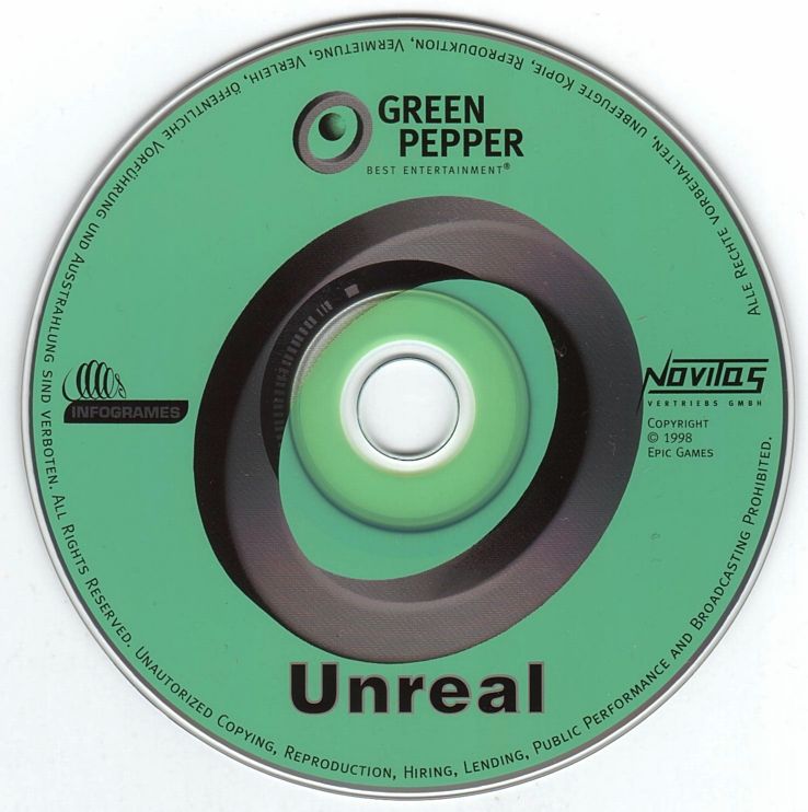 Unreal cover or packaging material - MobyGames