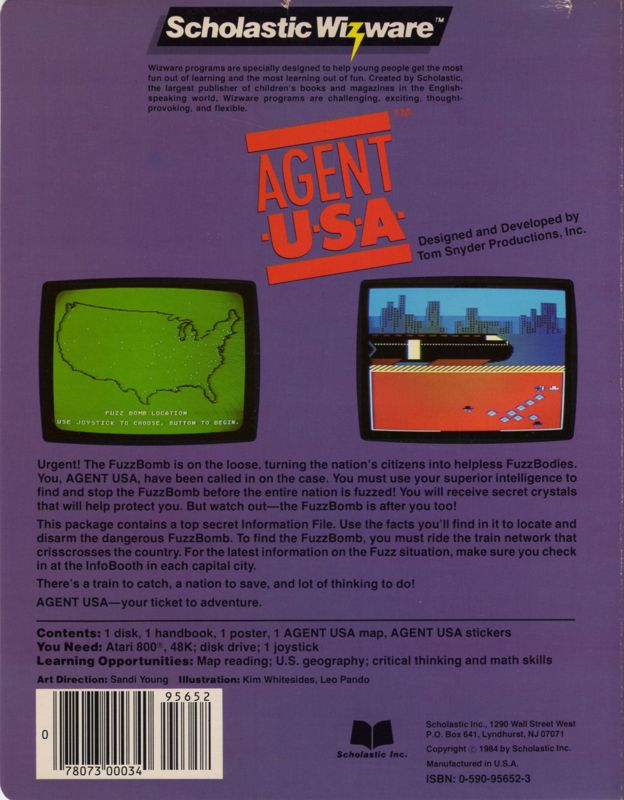Agent USA cover or packaging material - MobyGames