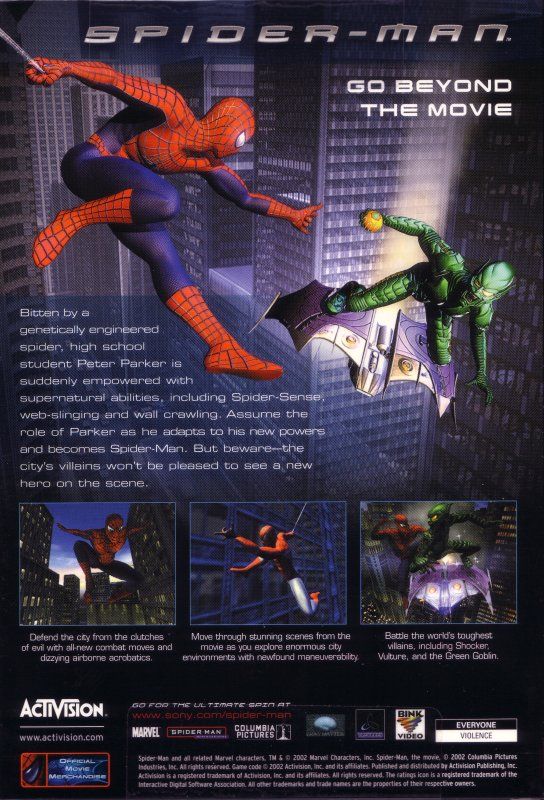 Spider-Man cover or packaging material - MobyGames
