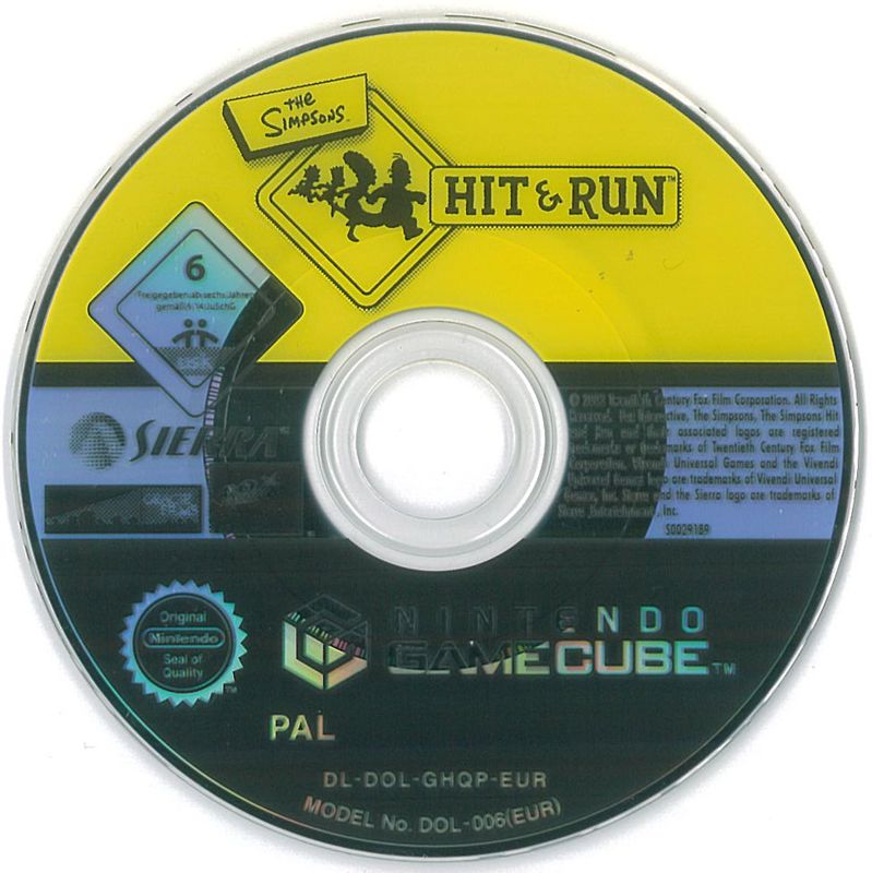 The Simpsons: Hit & Run cover or packaging material - MobyGames