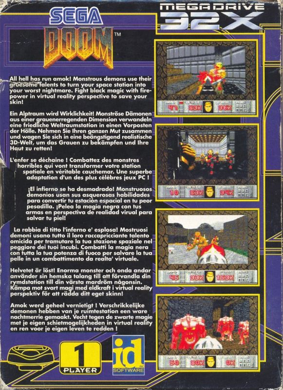 DOOM cover or packaging material - MobyGames