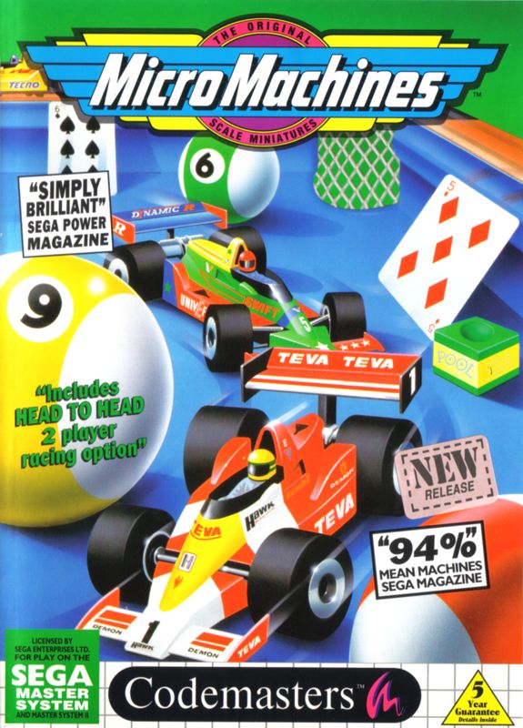 Micro Machines cover or packaging material - MobyGames