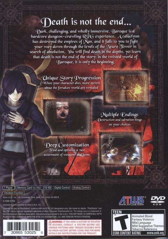 Baroque cover or packaging material - MobyGames