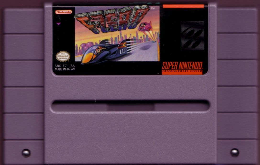 F-Zero cover or packaging material - MobyGames