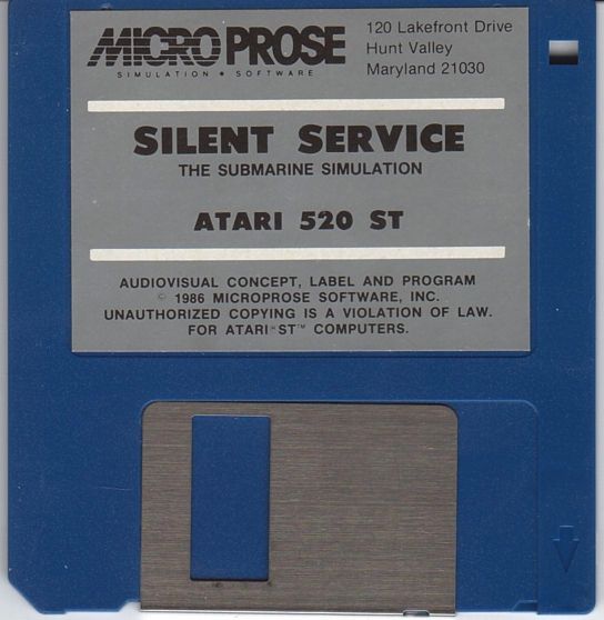 Silent Service cover or packaging material - MobyGames