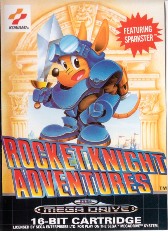 Rocket Knight Adventures cover or packaging material - MobyGames