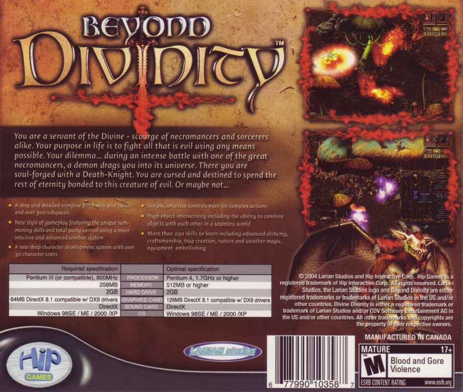 Beyond Divinity cover or packaging material - MobyGames