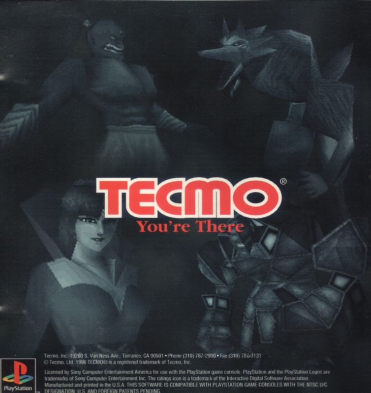 Tecmo's Deception cover or packaging material - MobyGames