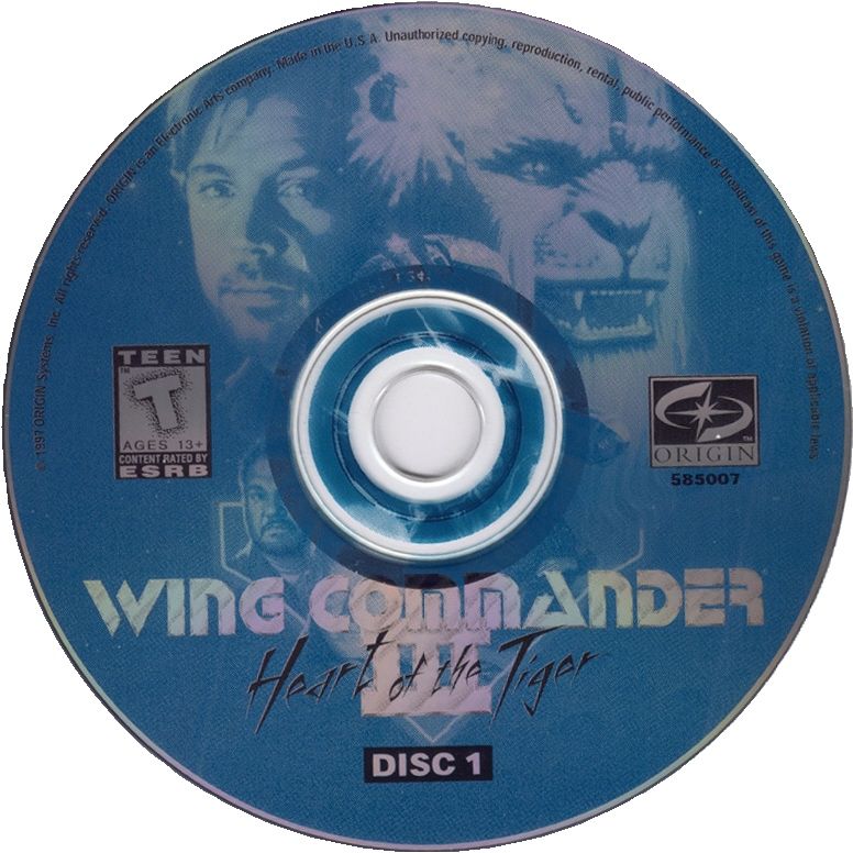Wing Commander III: Heart of the Tiger cover or packaging material ...