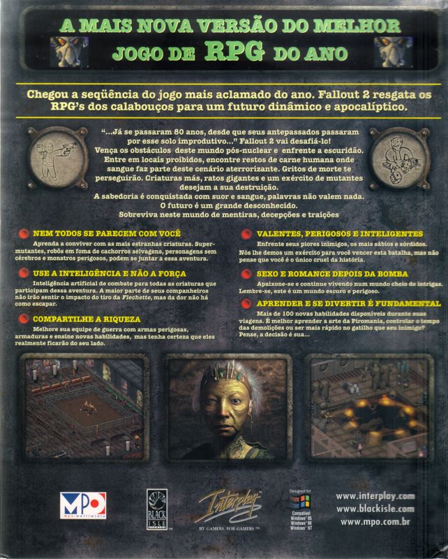 Fallout 2 cover or packaging material - MobyGames