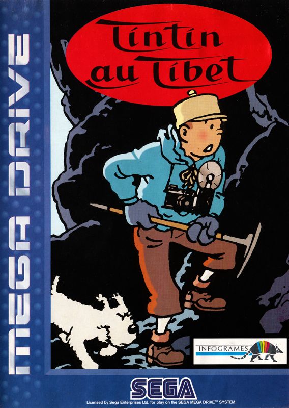 Tintin in Tibet cover or packaging material - MobyGames