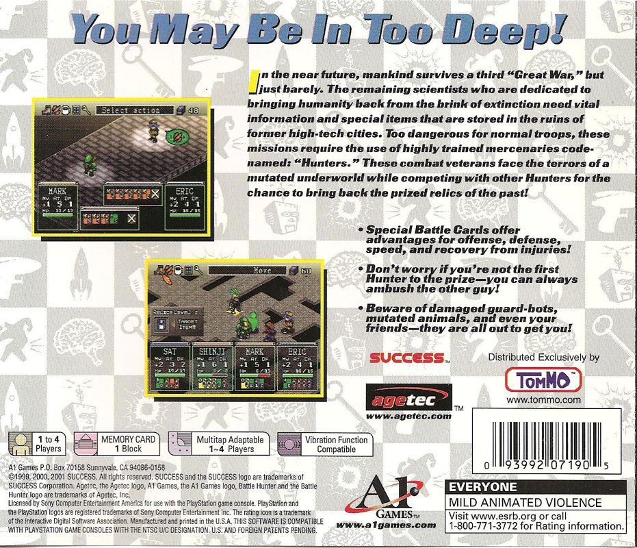 Battle Hunter cover or packaging material - MobyGames