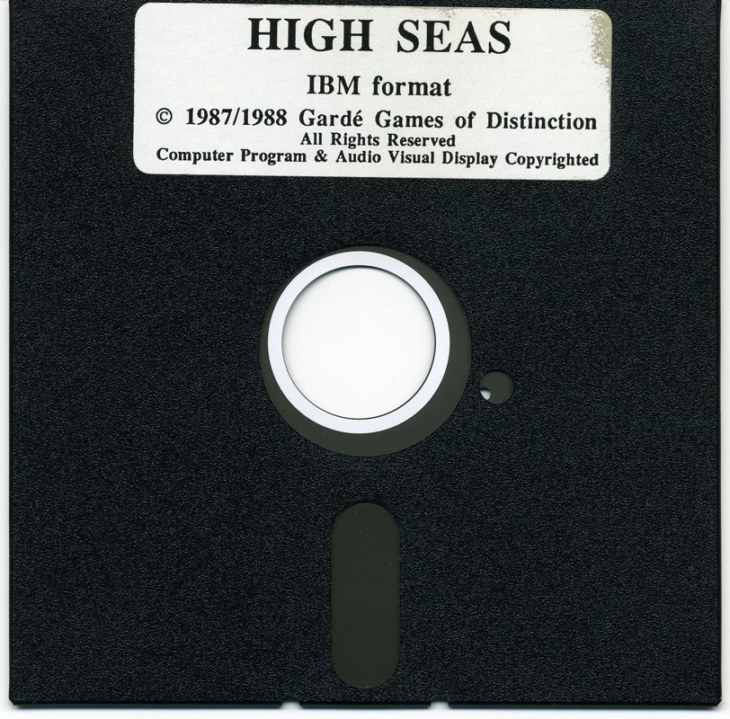 Ralph Bosson's High Seas cover or packaging material - MobyGames
