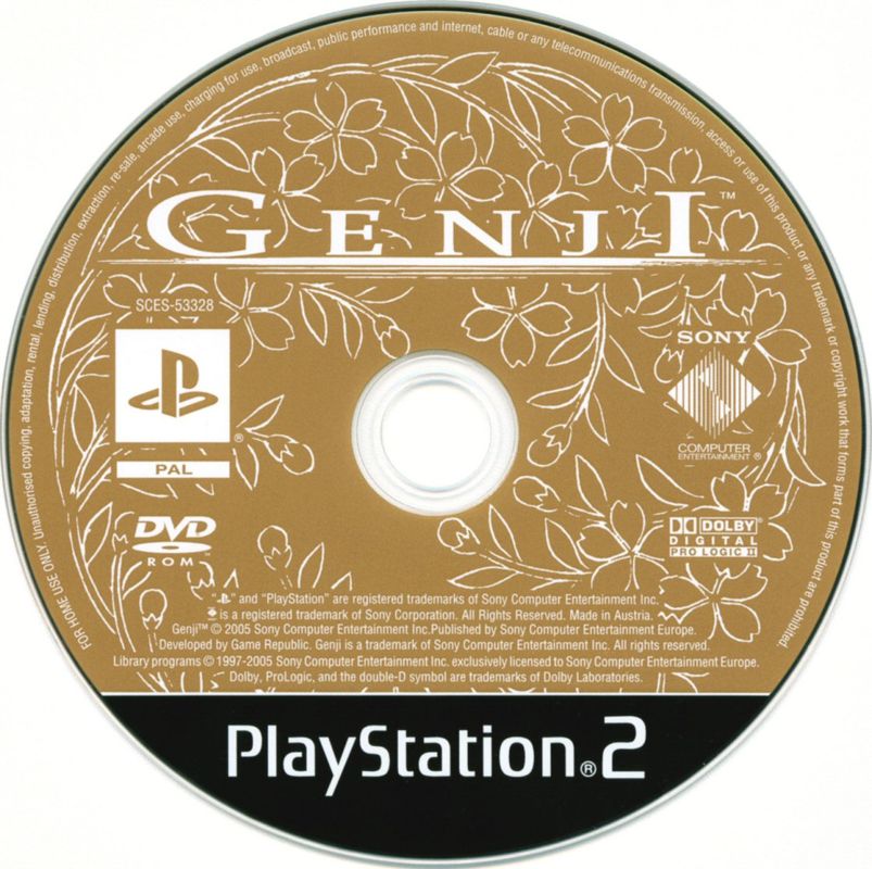 Genji: Dawn of the Samurai cover or packaging material - MobyGames