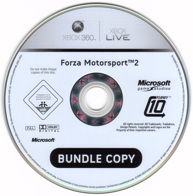 Forza Motorsport 2 cover or packaging material - MobyGames