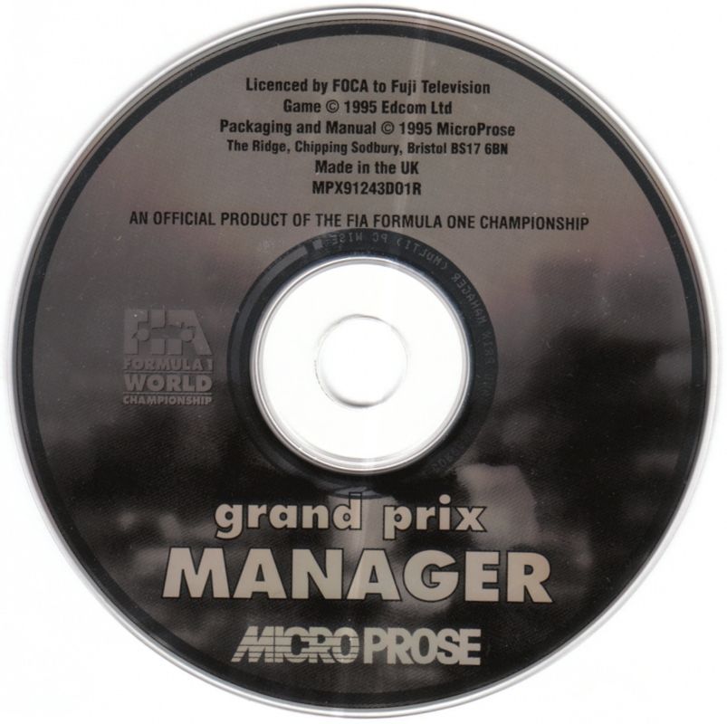 Grand Prix Manager cover or packaging material - MobyGames