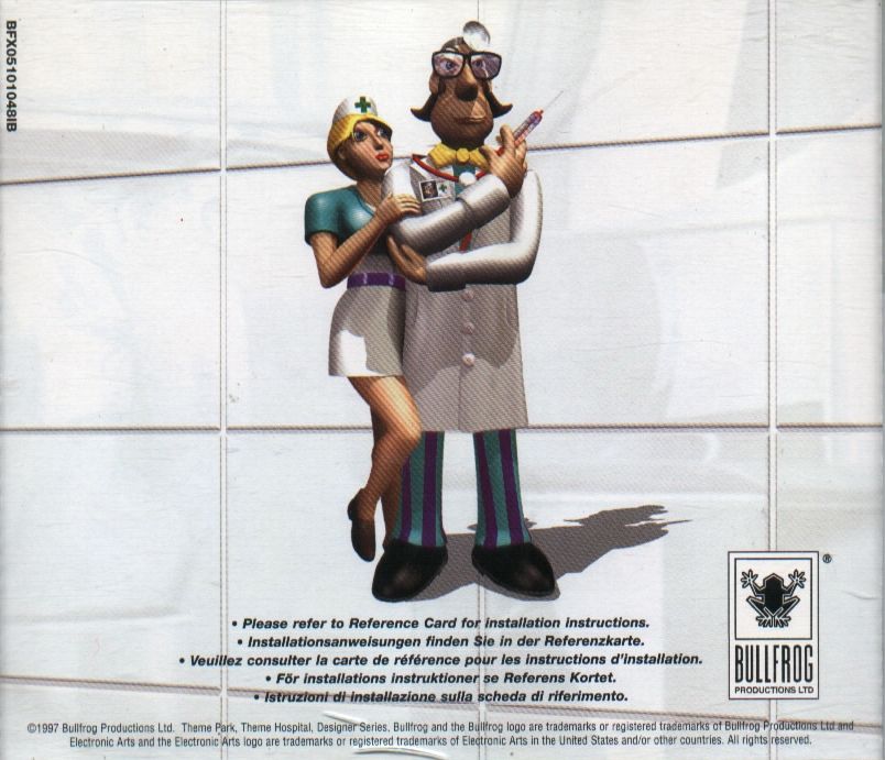 Theme Hospital cover or packaging material - MobyGames