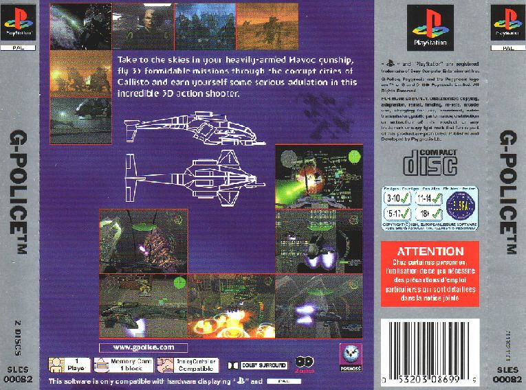 G-Police cover or packaging material - MobyGames