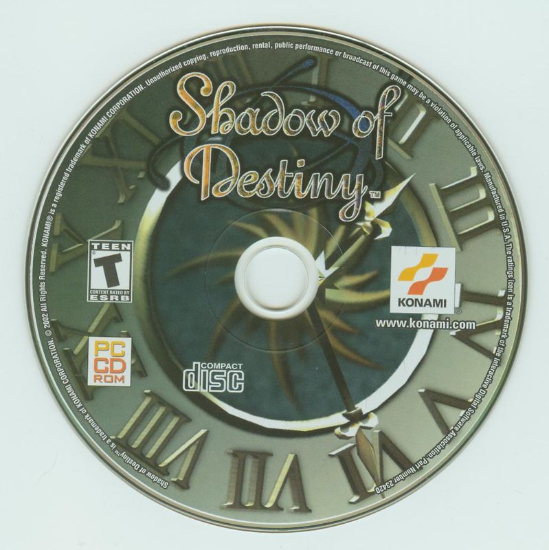 Shadow of Destiny cover or packaging material - MobyGames