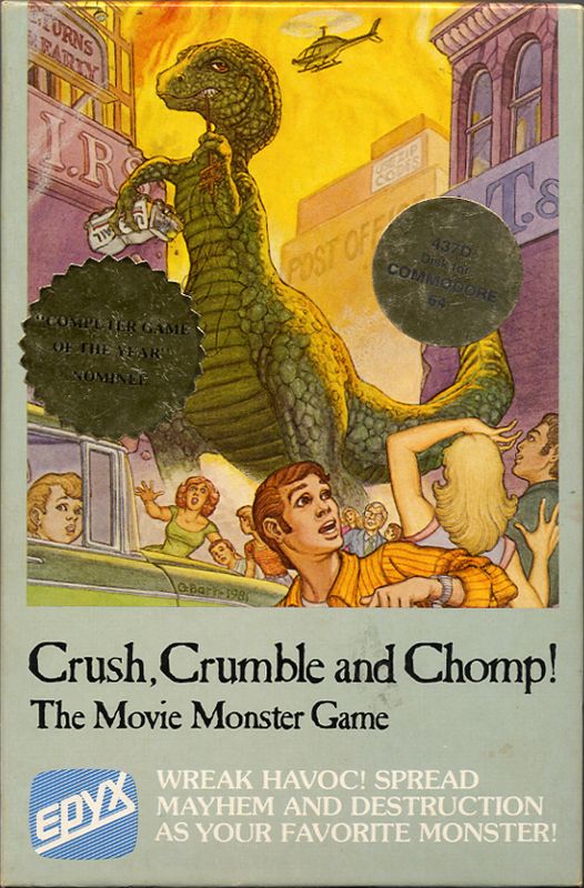 Crush, Crumble and Chomp! cover or packaging material - MobyGames