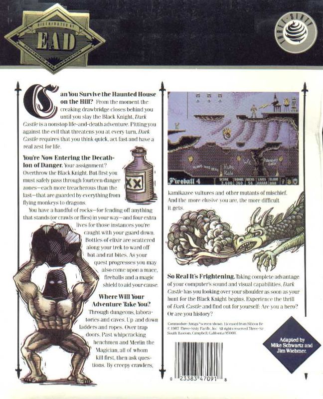 Dark Castle cover or packaging material - MobyGames