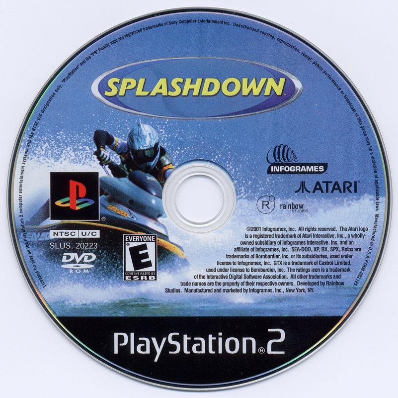 Splashdown cover or packaging material - MobyGames