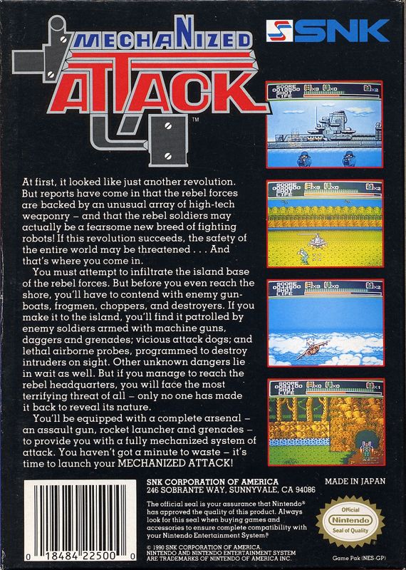 Mechanized Attack cover or packaging material - MobyGames