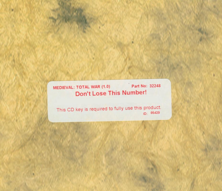 Medieval: Total War cover or packaging material - MobyGames