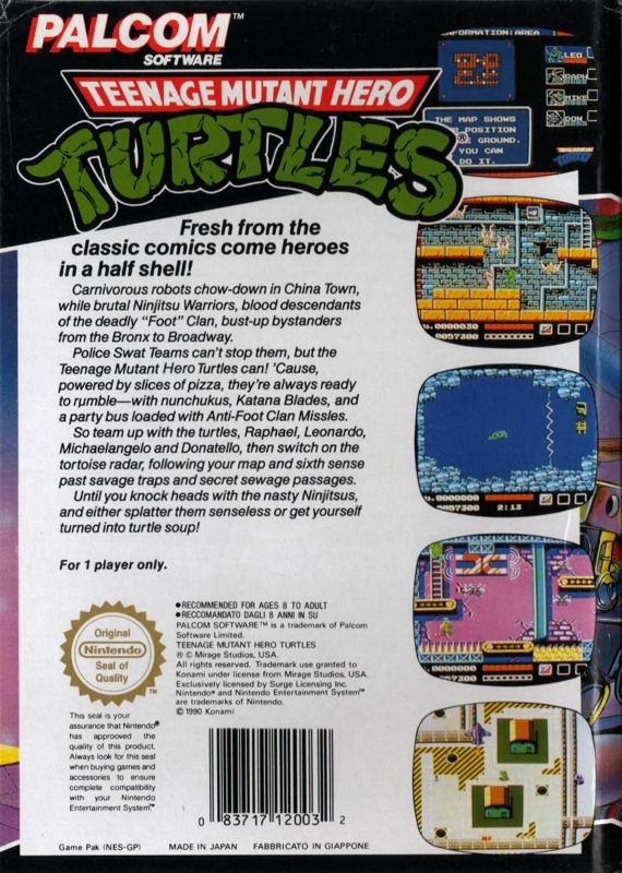 Teenage Mutant Ninja Turtles cover or packaging material - MobyGames