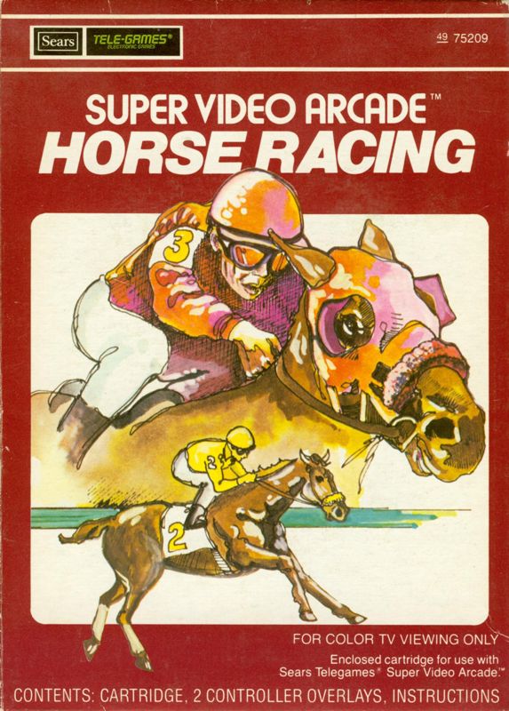 Horse Racing cover or packaging material - MobyGames