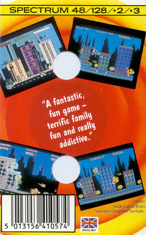 Rampage cover or packaging material - MobyGames