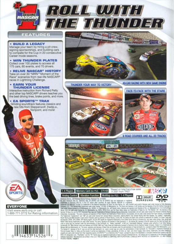 NASCAR Thunder 2003 cover or packaging material - MobyGames