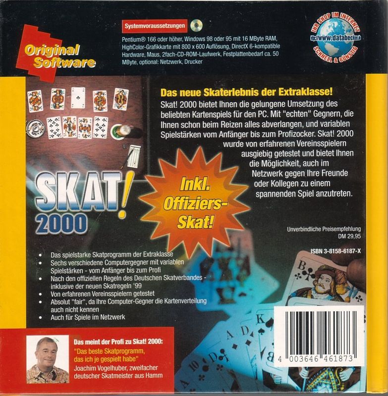Skat! 2000 cover or packaging material - MobyGames