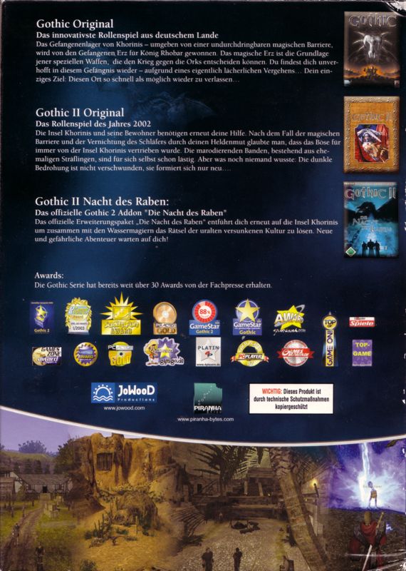 Gothic: Collector's Edition cover or packaging material - MobyGames