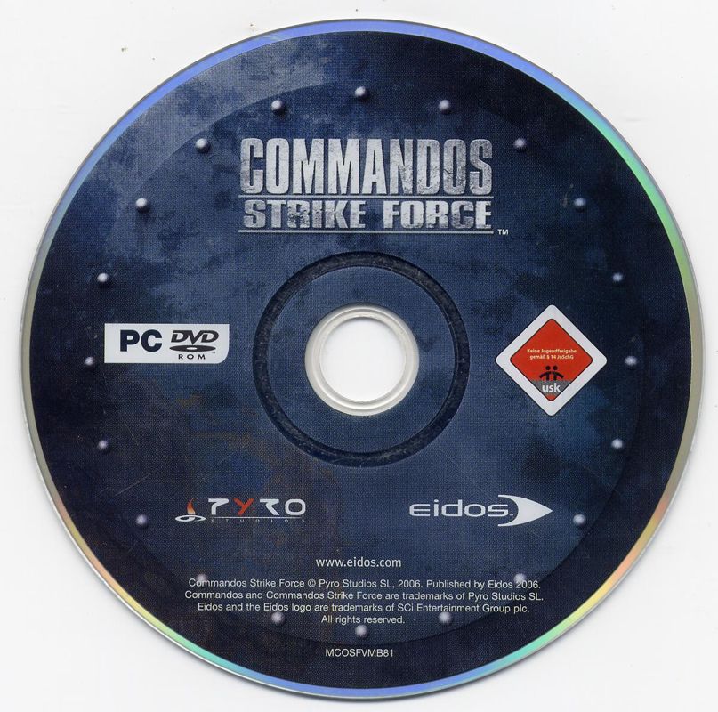 Commandos: Strike Force cover or packaging material - MobyGames