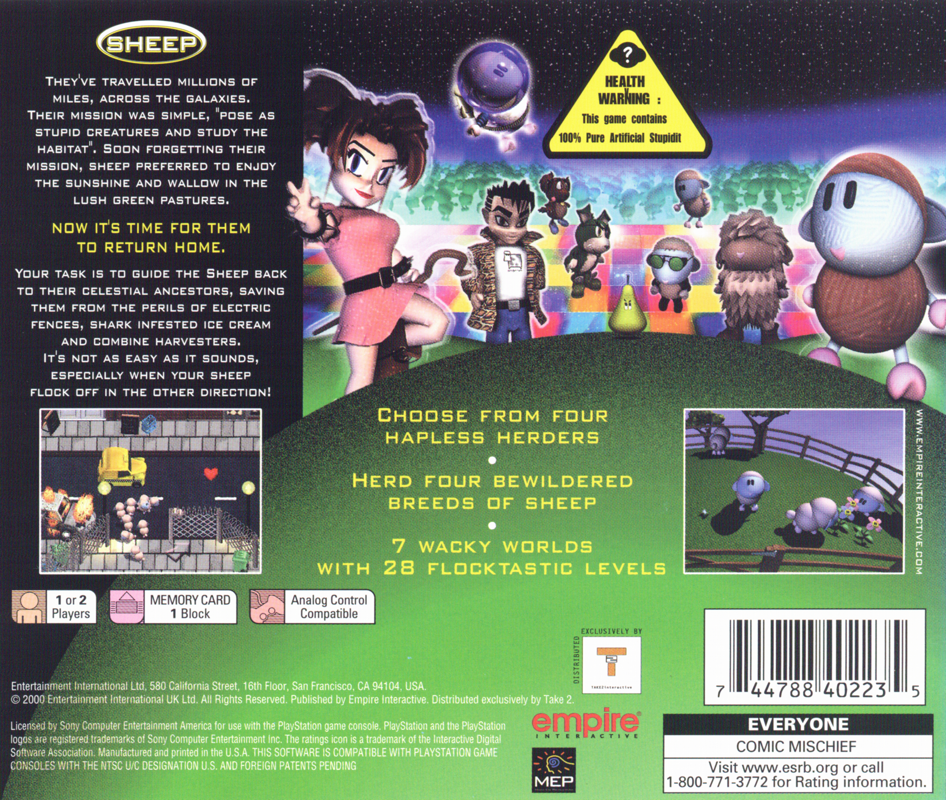 Sheep cover or packaging material - MobyGames