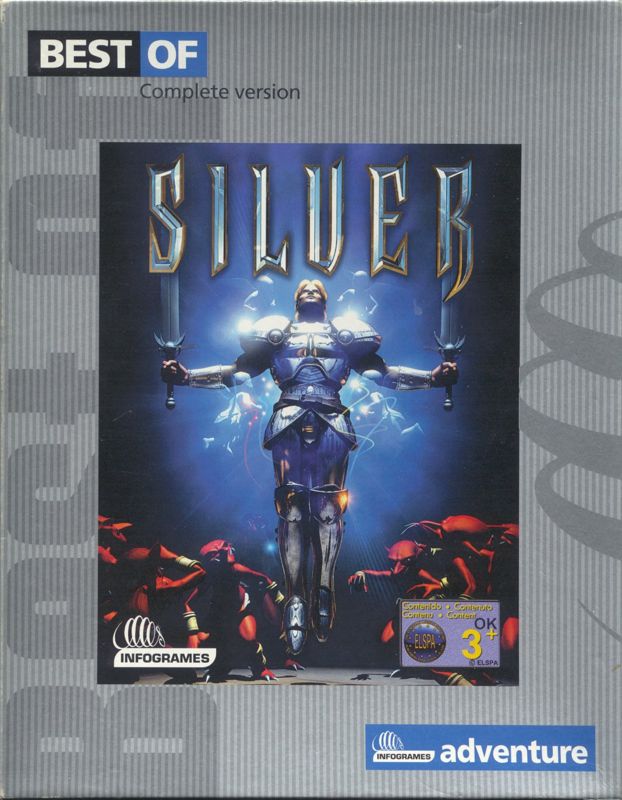 Silver cover or packaging material - MobyGames