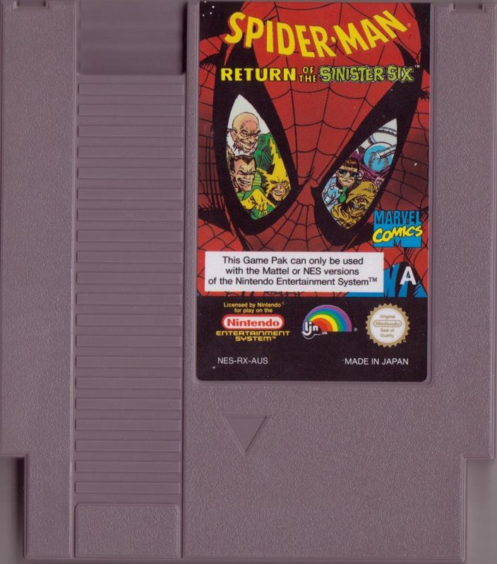 Spider-Man: Return of the Sinister Six cover or packaging material ...