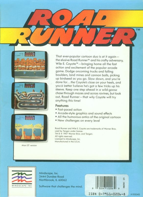 Road Runner cover or packaging material - MobyGames