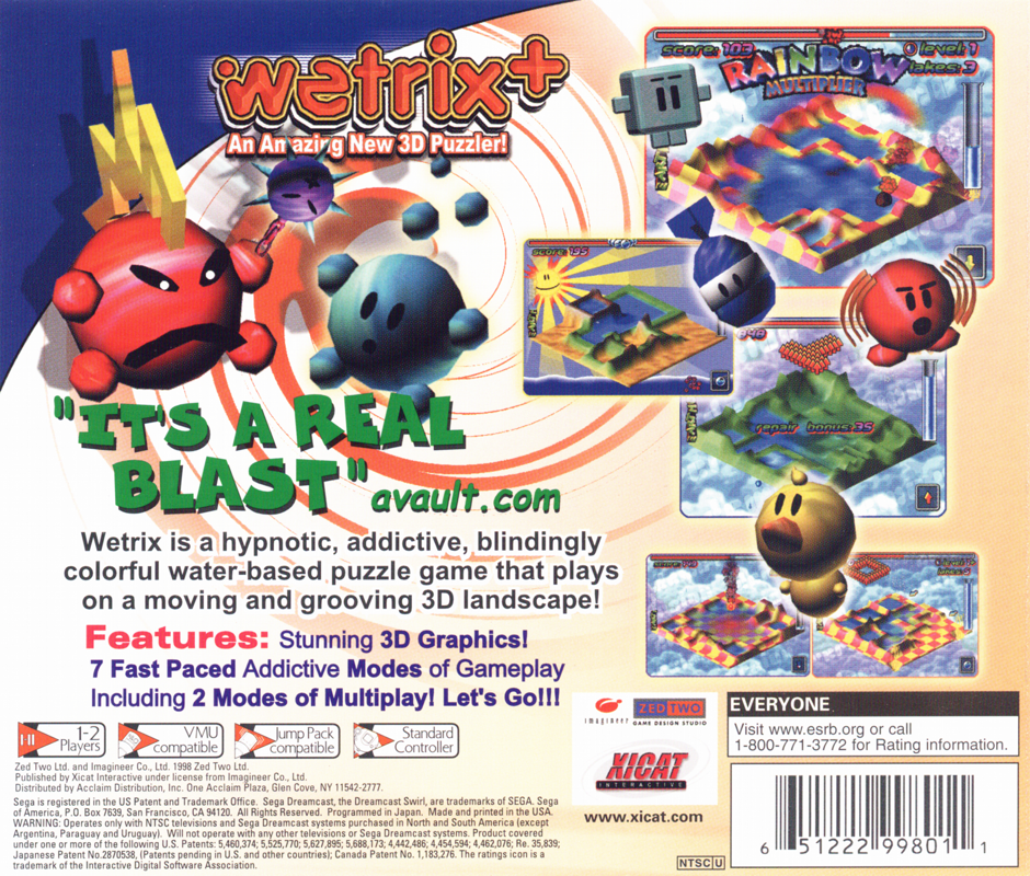 Wetrix cover or packaging material - MobyGames