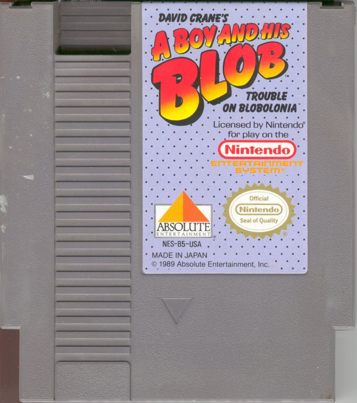 David Crane's A Boy and His Blob: Trouble on Blobolonia cover or packaging material - MobyGames