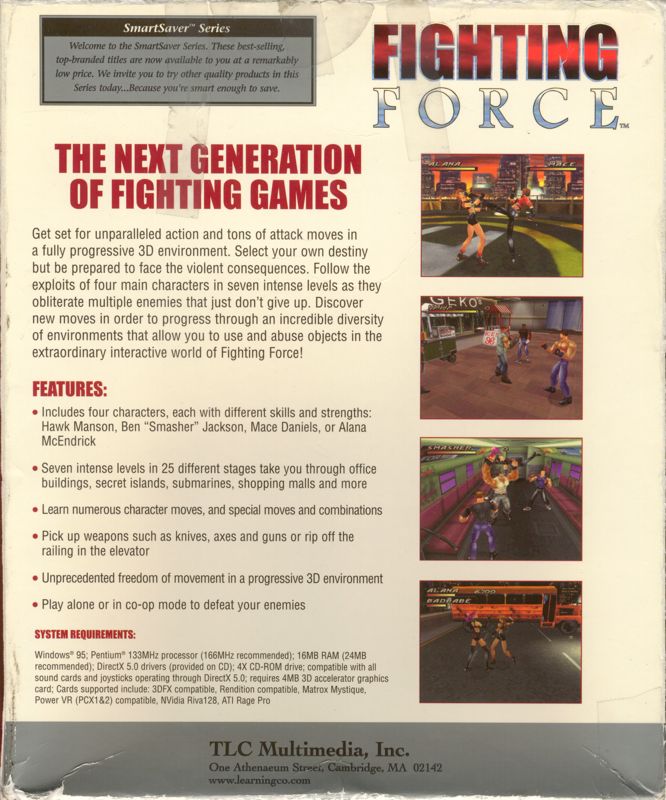 Fighting Force cover or packaging material - MobyGames